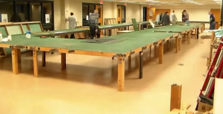 Elizabethtown Public Library display | Classic Toy Trains Magazine