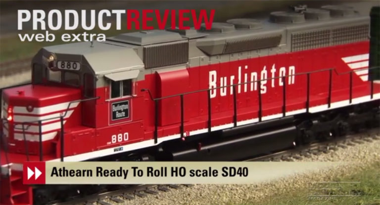 Video: Athearn HO scale SD40 with SoundTraxx DCC | ModelRailroader.com