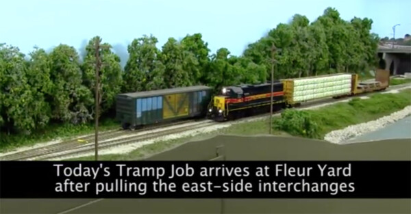 Video: Fleur Yard operations on James McNab's HO scale Iowa Interstate ...