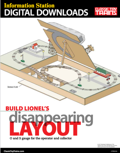 Lionel's Disappearing Train Layout | Classic Toy Trains Magazine