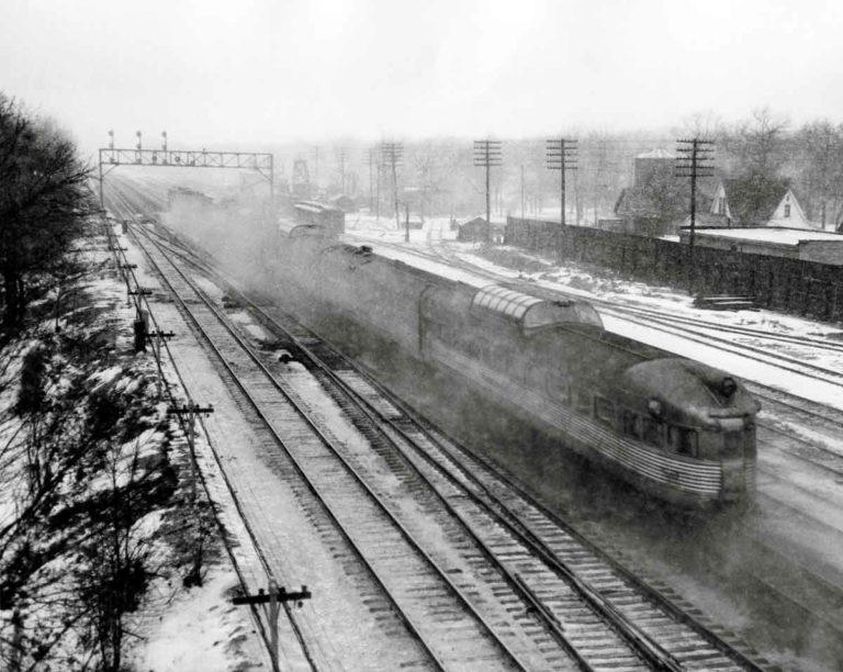 Morning Zephyr in the snow | Classic Trains Magazine