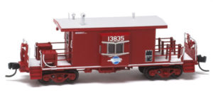 Bluford Shops N scale modern caboose | ModelRailroader.com