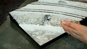 Model railroad snow products - Trains