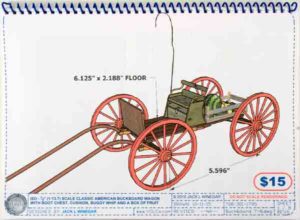 Vilas County Lumber Company buckboard wagon plan sets | Garden Railways Magazine