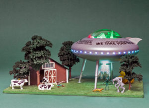 O gauge UFO scene from Menards | Classic Toy Trains Magazine