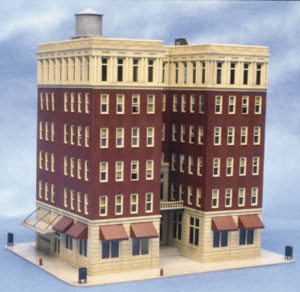 The HO scale Ambassador hotel is the latest in Bachmann's Cityscenes ...
