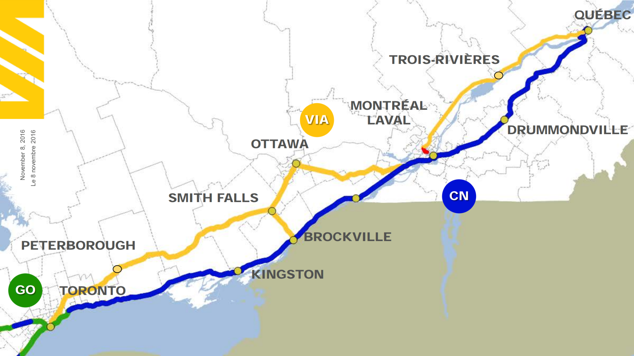 Canadian government announces plans for high speed rail (updated) - Trains