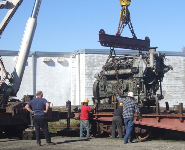 Digest: Engine from GE test locomotive declared mechanical engineering ...