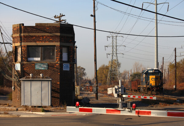 Detroit's Delray Tower closed - Trains