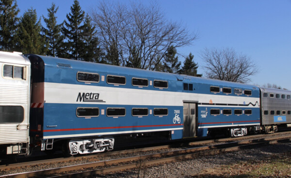 Digest: Metra places second bike car in service - Trains