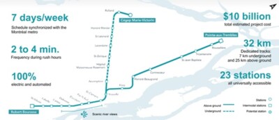 Digest: Montreal REM light rail project unveils plans for $10 billion ...