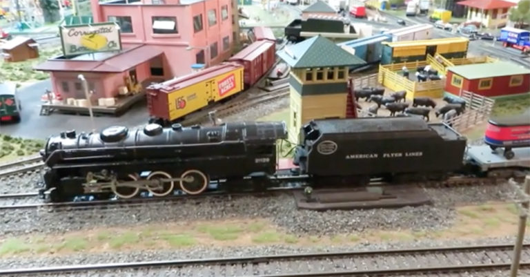 Running a childhood American Flyer set - Trains