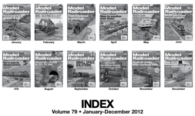 Model Railroader magazine index for 2012 - Trains