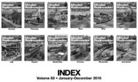 Model Railroader magazine index for 2016 - Trains