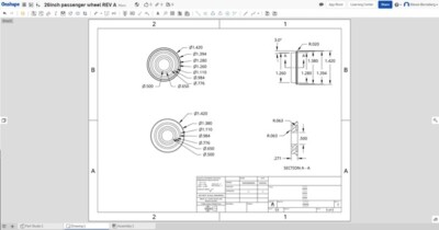 How to make dimensioned drawings using Onshape online solid-modeling ...