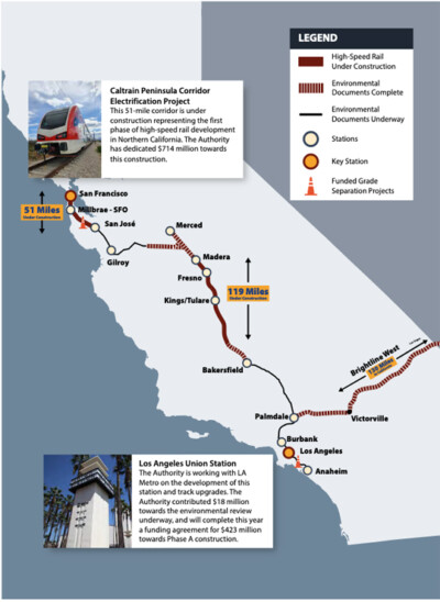 Revised California high speed rail plan reaffirms Central Valley ...
