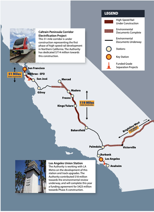 Revised California high speed rail plan reaffirms Central Valley ...
