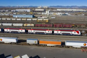 News Photo: COFC (Caltrain on Flat Cars) - Trains