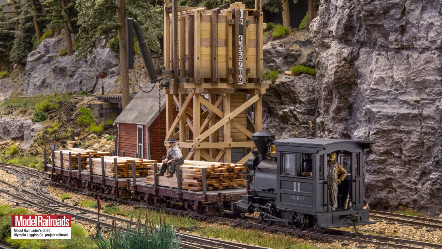 On30 Olympia Logging Co. background images - Trains