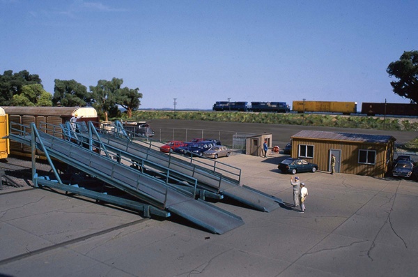 Model railroad locomotive, freight car, structure, paint, decal, and ...