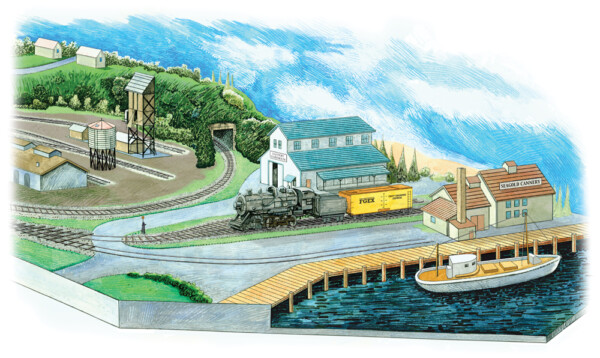 A beginner’s N scale layout from one sheet of plywood - Trains