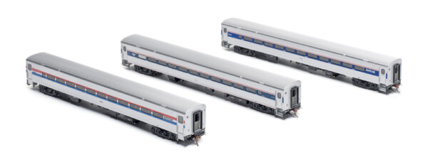 Rapido HO scale Amtrak Horizon passenger cars - Trains