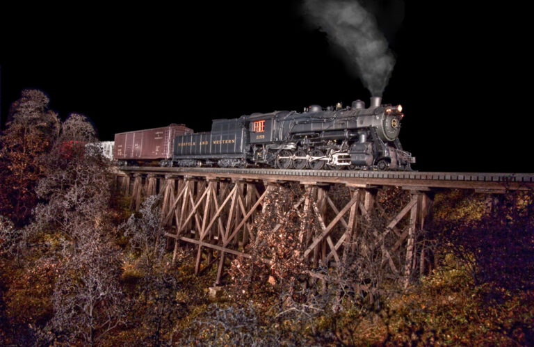 Gary Hoover’s HO scale Norfolk & Western background images - Trains
