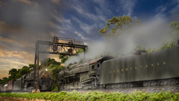 Steam-powered freights, a streamlined passenger train, and more model ...