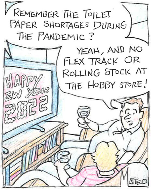 Model railroad humor: Shortages - Trains