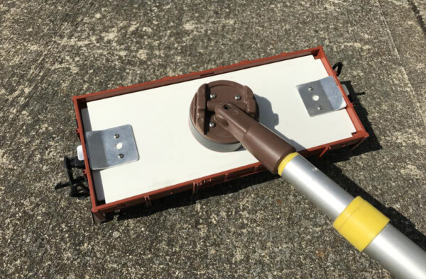 Stand up while cleaning your gauge-1 track - Trains