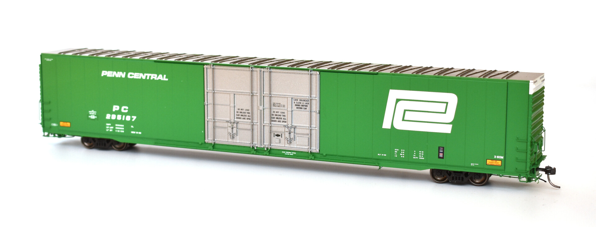 Tangent HO scale Greenville 86-foot high-cube boxcars - Trains