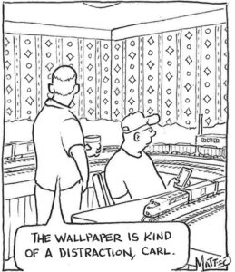 Model railroad humor: Wallpaper - Trains