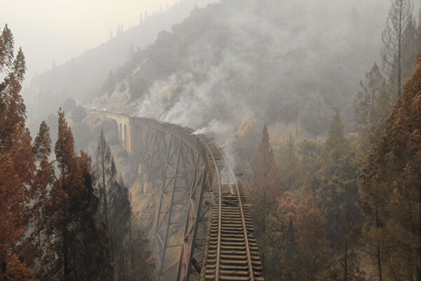 BNSF Railway hopes to reopen fire-damaged Northern California main this ...