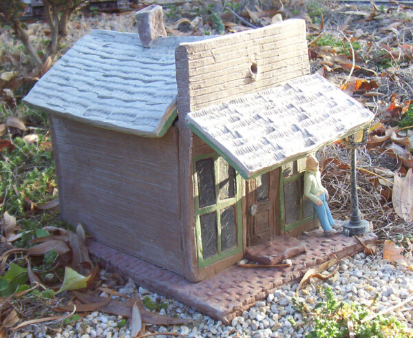 Use artist’s clay to make a large-scale structure - Trains