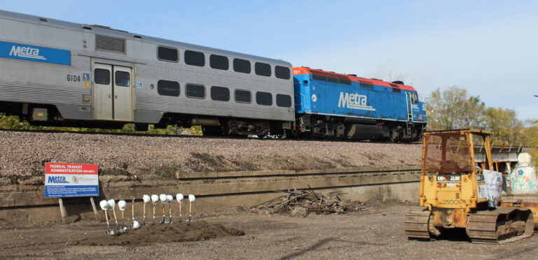 After 12 years, Metra holds station groundbreaking (updated) - Trains