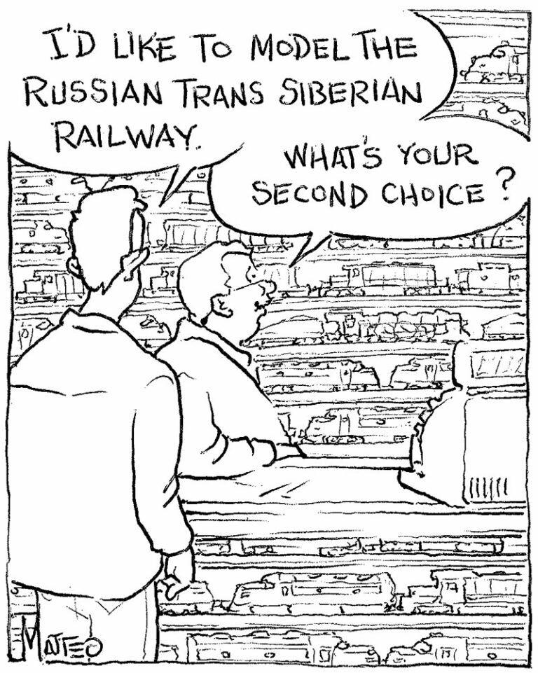 Model railroad humor: Trans-Siberian - Trains