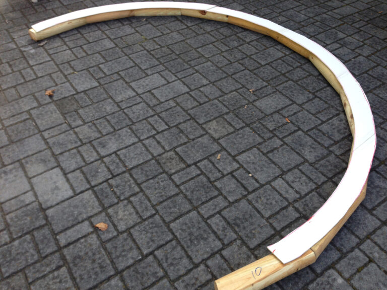 Durable roadbed for garden railroads - Trains