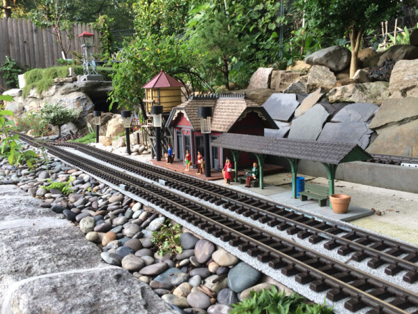 Durable roadbed for garden railroads - Trains