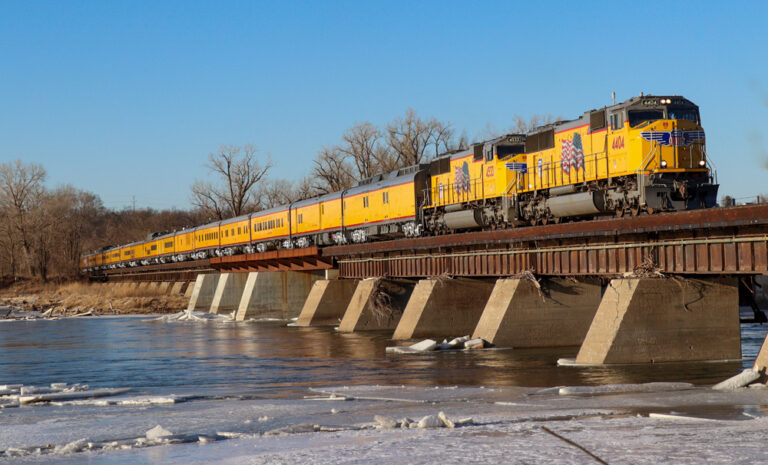 News photo: Union Pacific's Super train - Trains