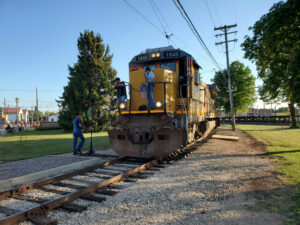 Union Pacific road-switcher cab ride - Trains
