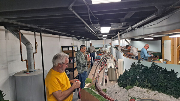 Packing up a model train layout - Trains