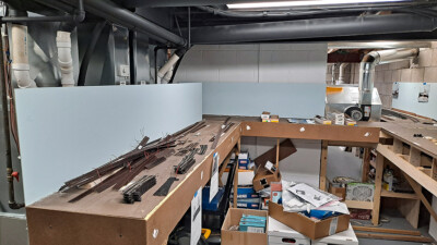 Packing up a model train layout - Trains