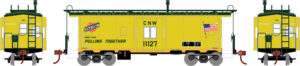 Athearn HO scale bay-window caboose - Trains