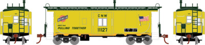 Athearn HO scale bay-window caboose - Trains