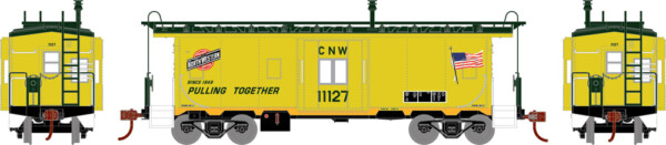 Athearn HO scale bay-window caboose - Trains
