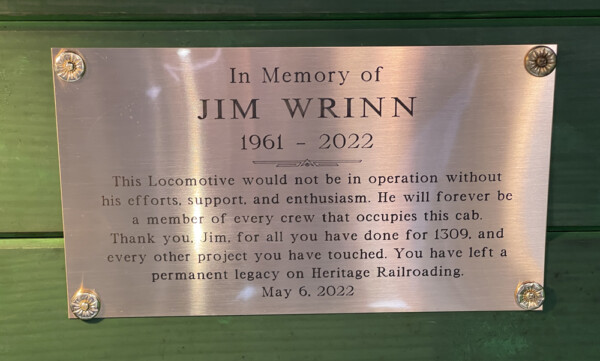 News photo: Plaque honoring Trains editor Wrinn added to Western ...