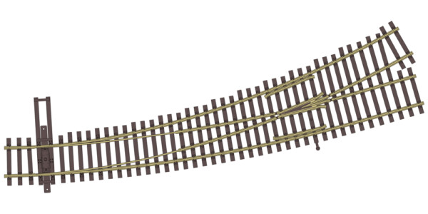 Code 83 nickel silver DCC-friendly curved turnouts from Walthers - Trains