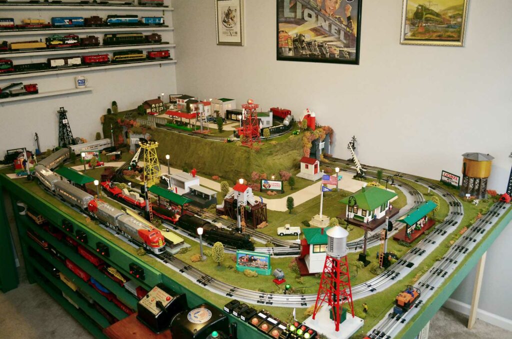 Small O and S gauge layouts have always been part of the hobby - Trains
