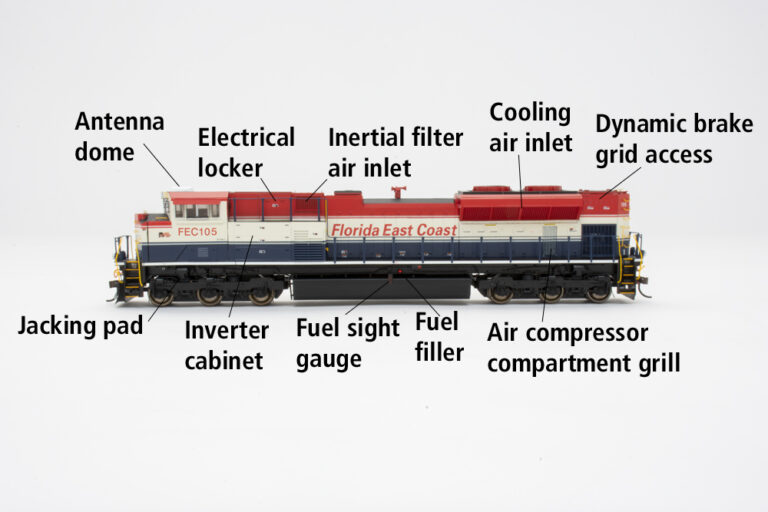 Parts of the Electro-Motive Diesel SD70M-2 - Trains