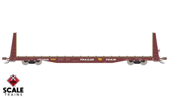 ScaleTrains TTX class F68AH bulkhead flatcar - Trains